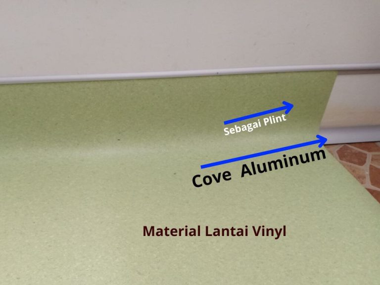 Cove Aluminium | Aksesoris Lengkungan Sudut Lantai dan Dinding